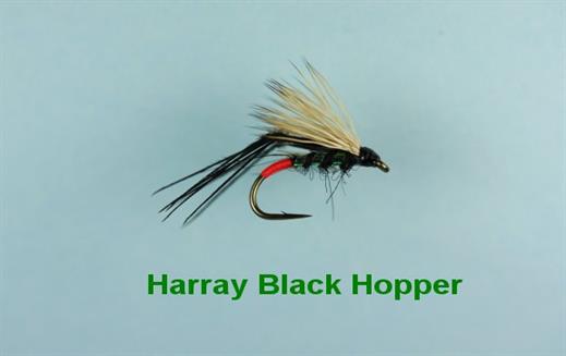 Harray Black Hopper Fly - Fishing Flies with Fish4Flies UK